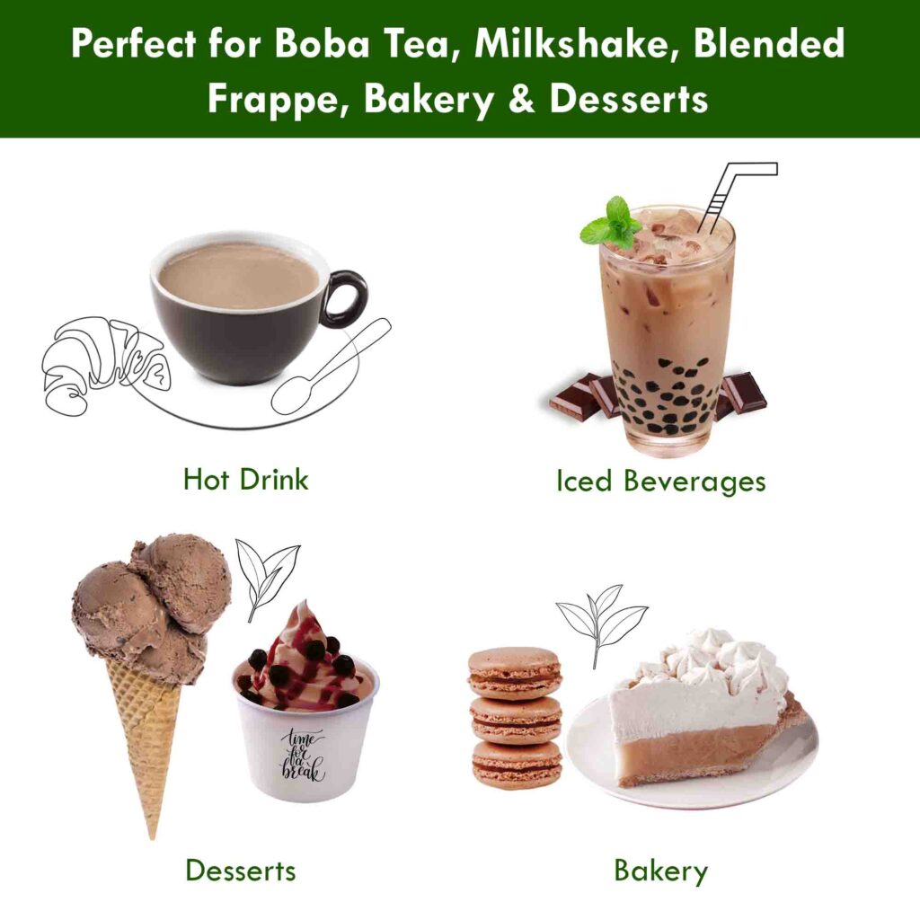 Chocolate Milk Tea Powder 1kg (30+ drinks) | Shop | Moriyama Teahouse